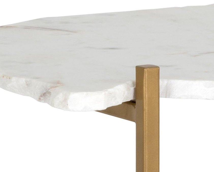 Revell Console Table Top - White Marble