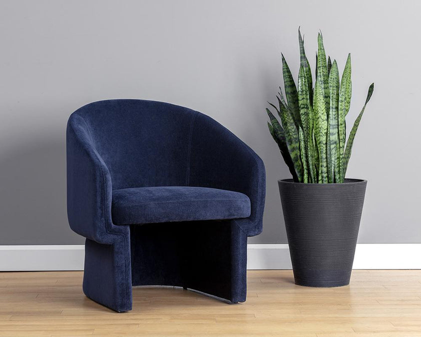Lauryn Lounge Chair - Danny Navy