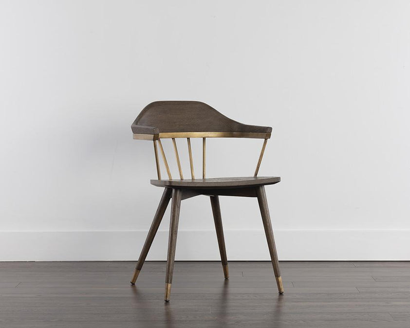 Demi Dining Chair - Dark Brown
