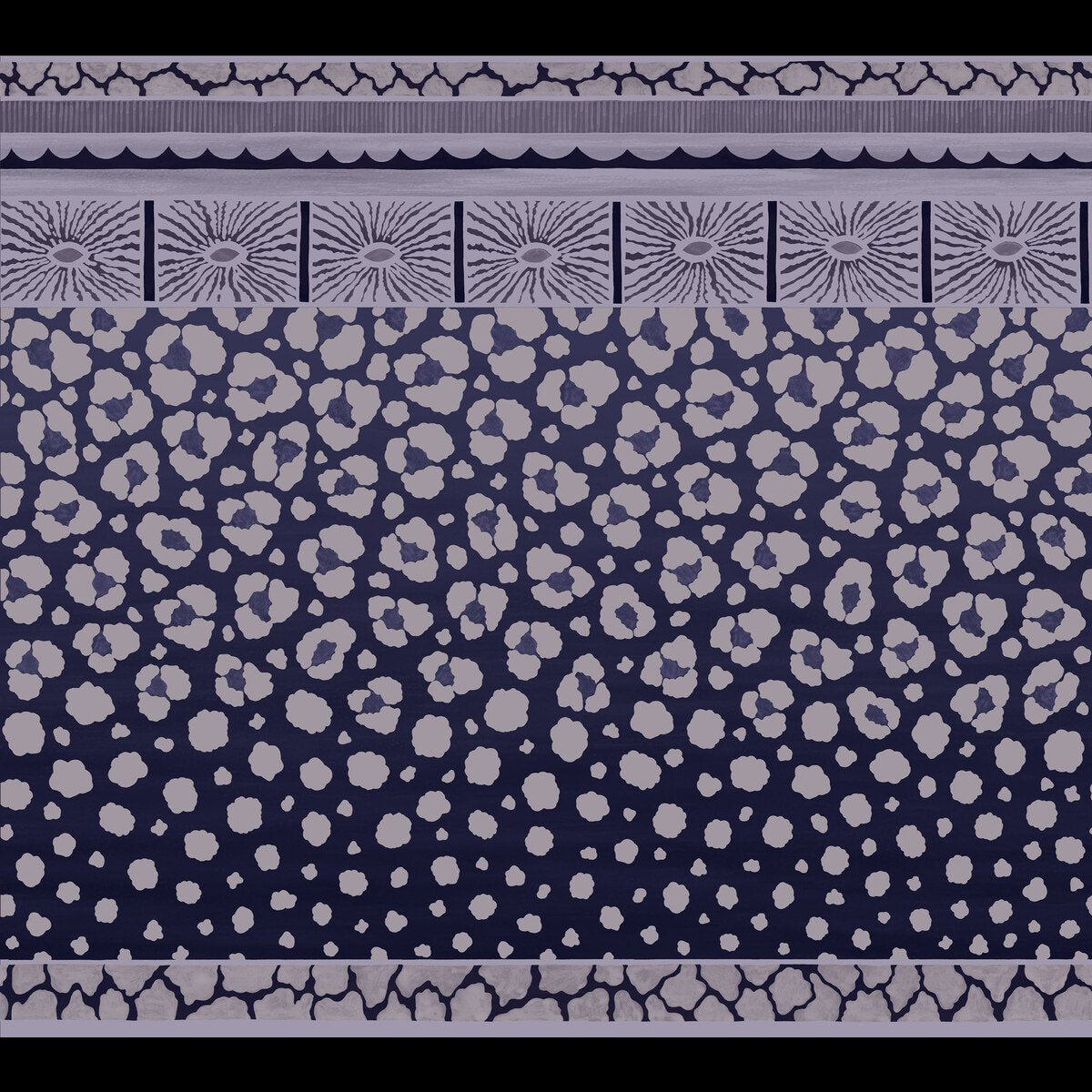 Zulu Border - Black & White