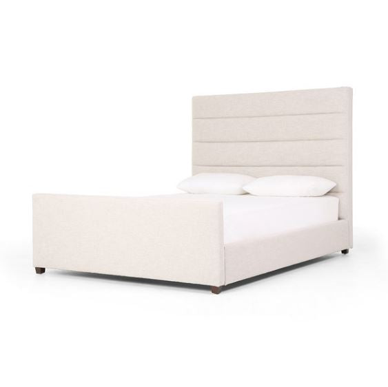 Daphne Queen Bed-Cambric Ivory