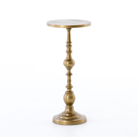 Calhoun End Table-Antique Brass