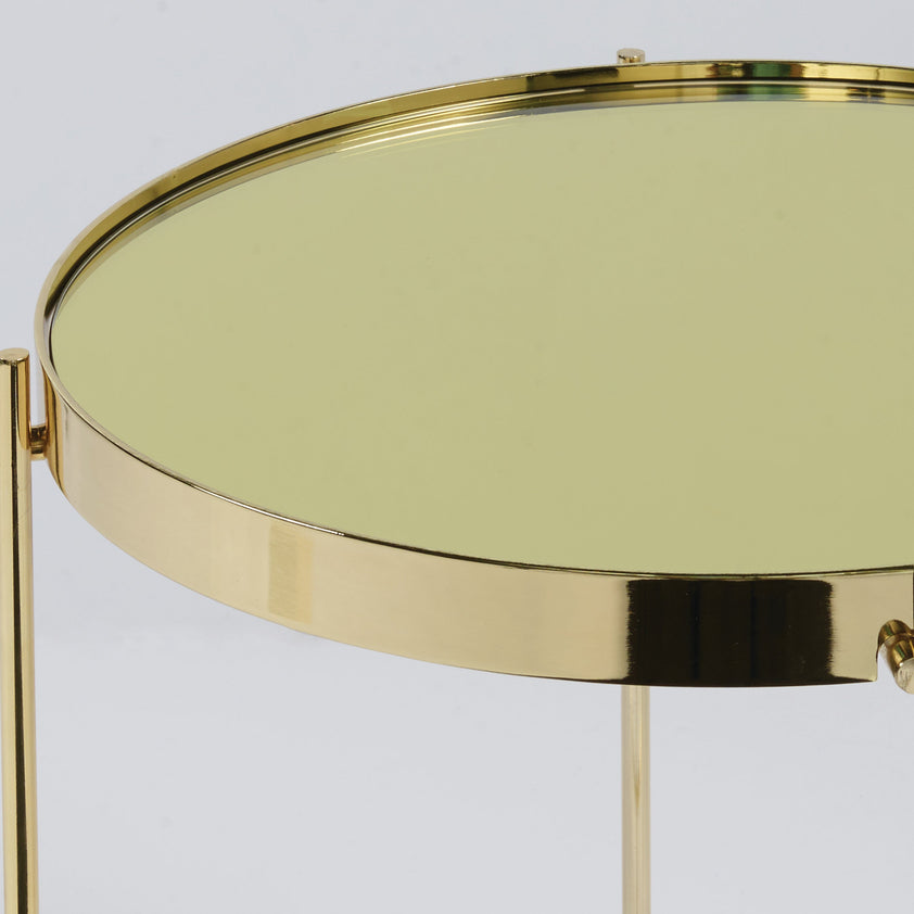 Trinity Side Table - Gold