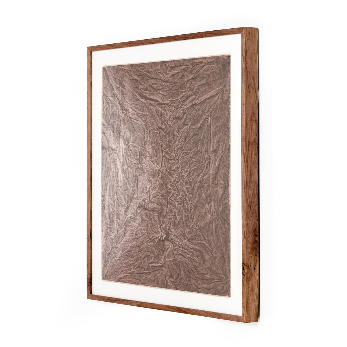Rock Face At Full Moon by Molly Franken - Rustic 2.5 Walnut