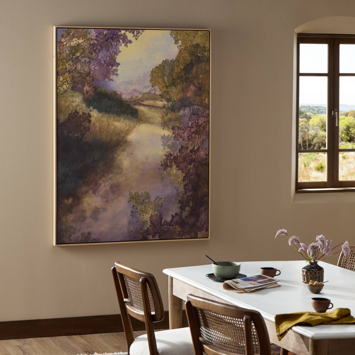 As Above, So Below by Aileen Fitzgerald - Vertical Grain White Oak Flo