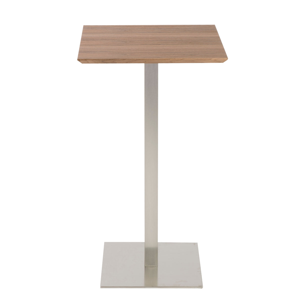 Elodie-B 24-inch Bar Table - Brush Stainless Steel