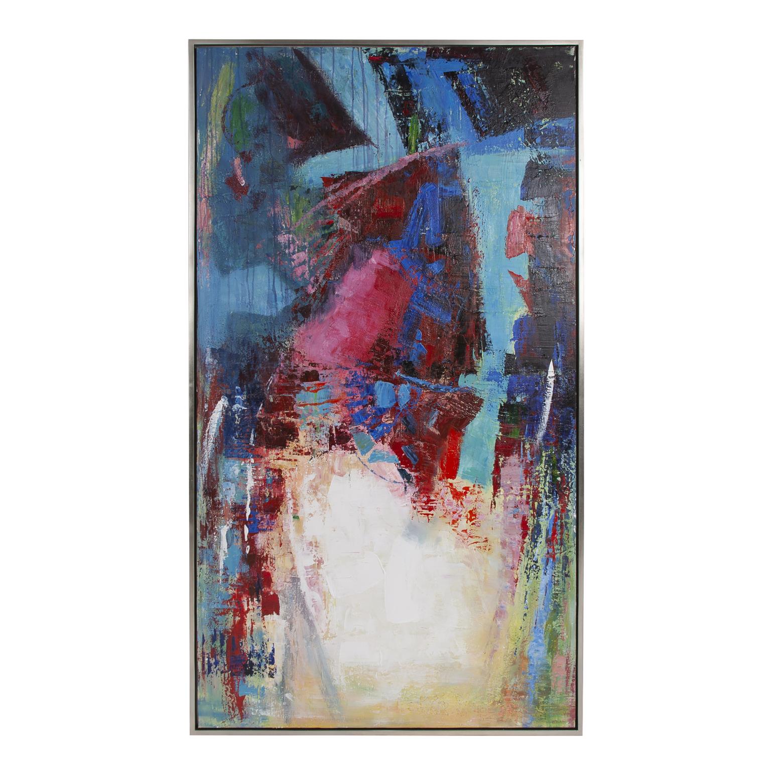 Concrete Poppy Hand Painted Original Art