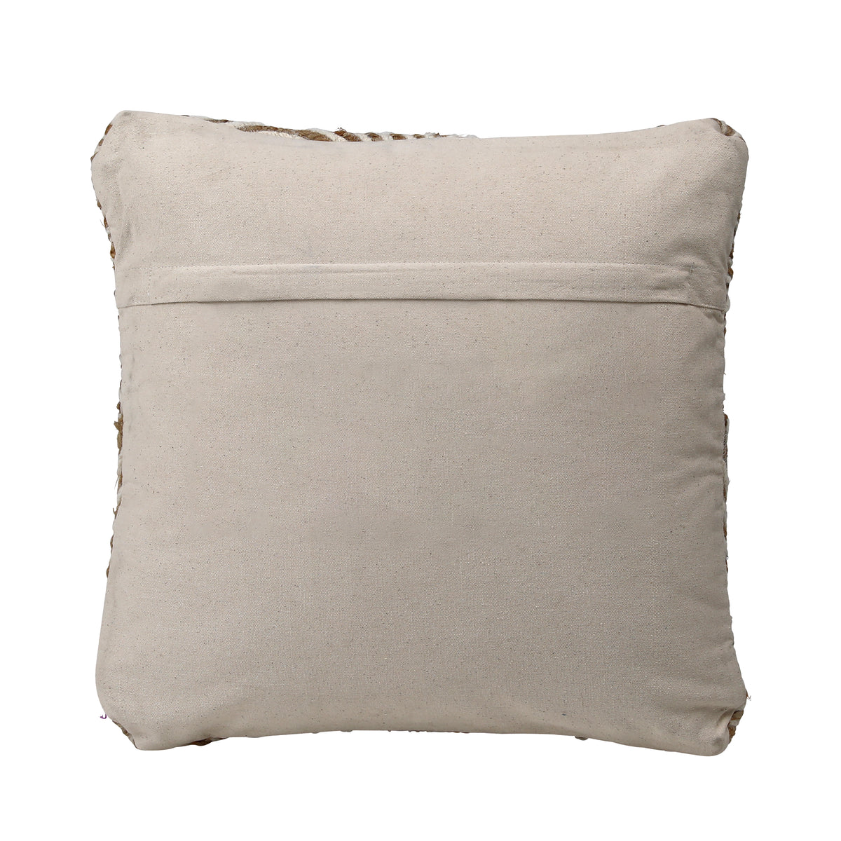 Tabitha Pillow Handwoven Wool and Jute - Natural