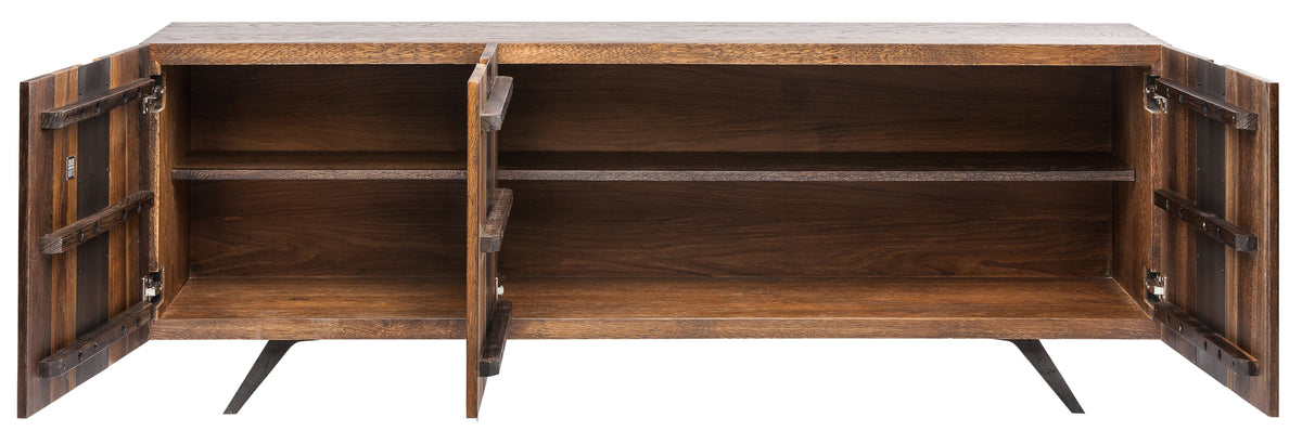 Vega Vertical Sideboard Cabinet - Seared with Seared Veneer Cabinet