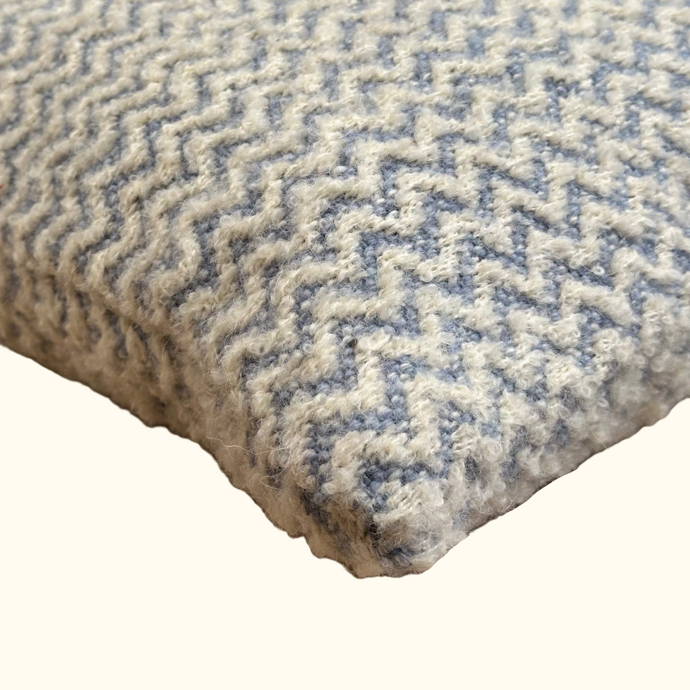 Chevron 22x22 Azure Pillow