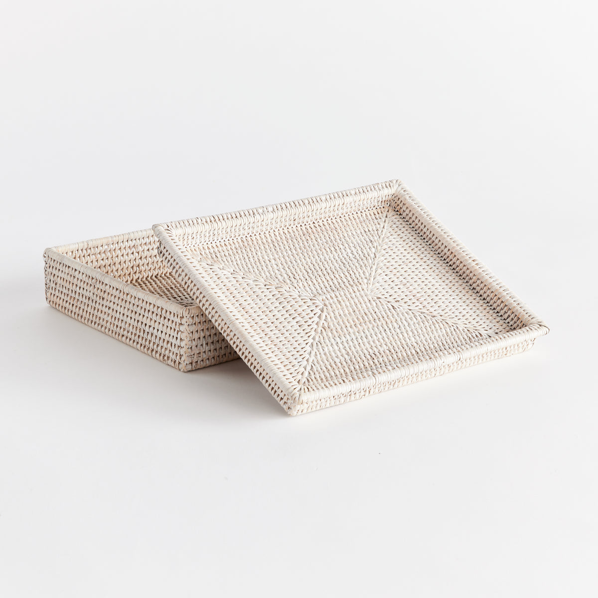 Burma Rattan Lidded Letter Box