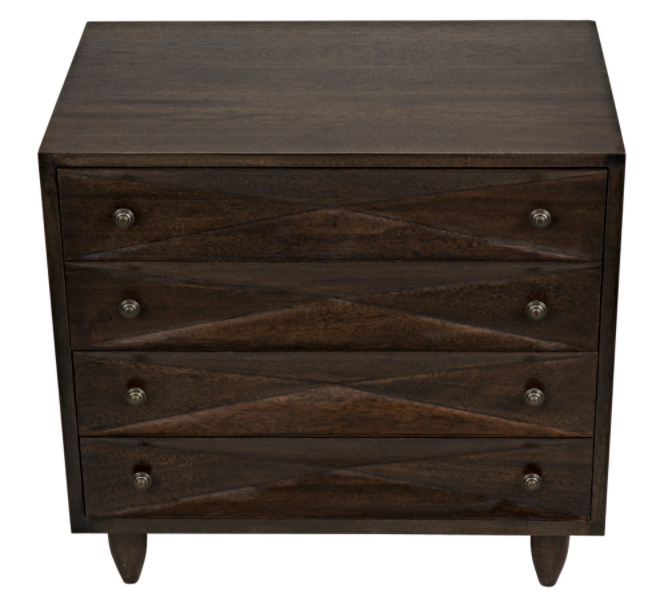 Diamond Chest, Ebony Walnut