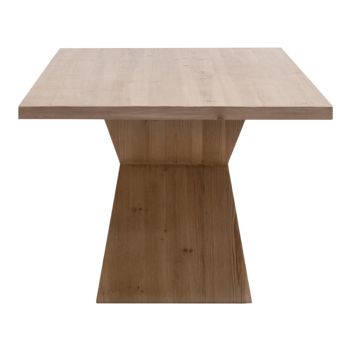 Bridge Dining Table, Smoke Gray Pine