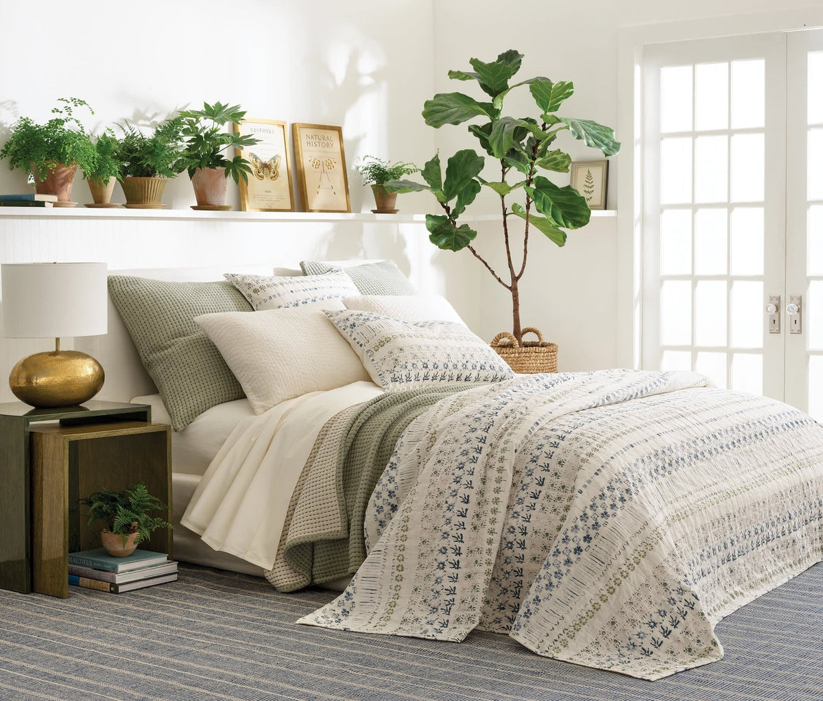 Pick Stitch Matelasse Coverlet