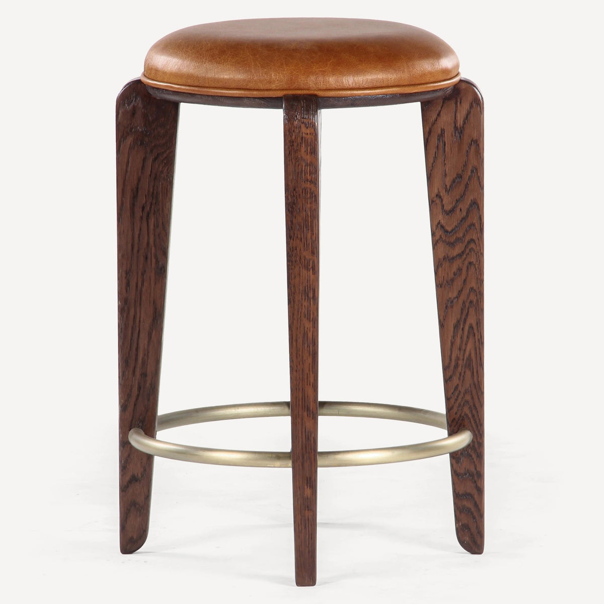 Quattro Solid Oak Counter Stool