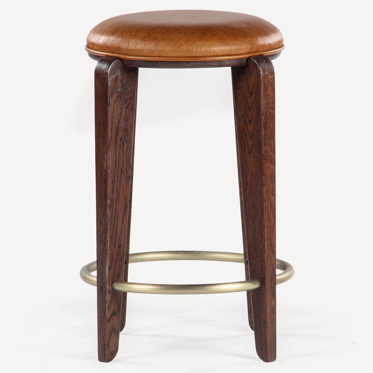 Quattro Solid Oak Counter Stool
