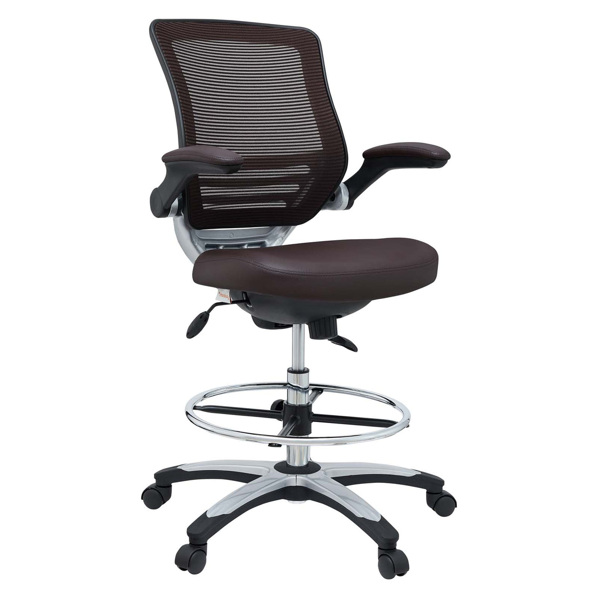 Edge Drafting Chair in Brown