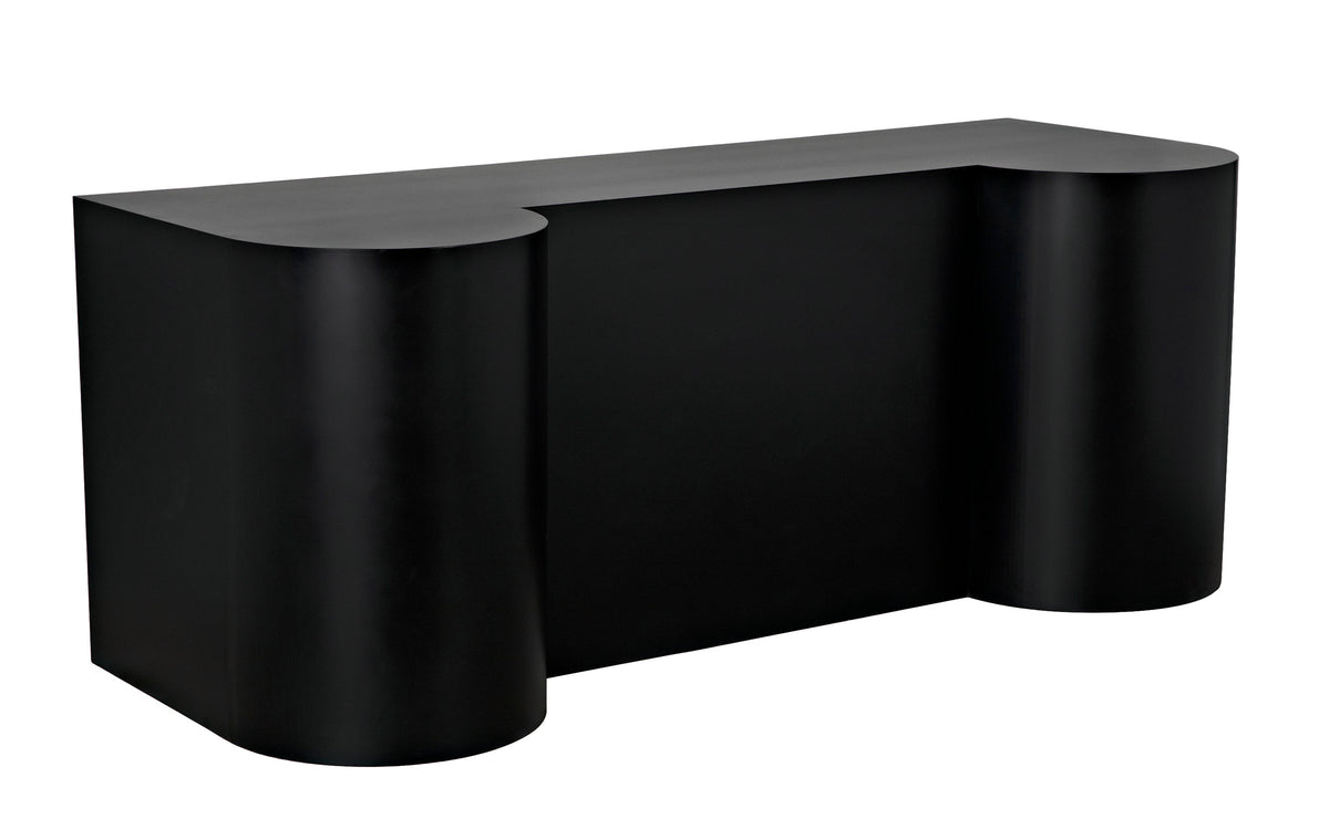 Concierge Desk, Black Steel