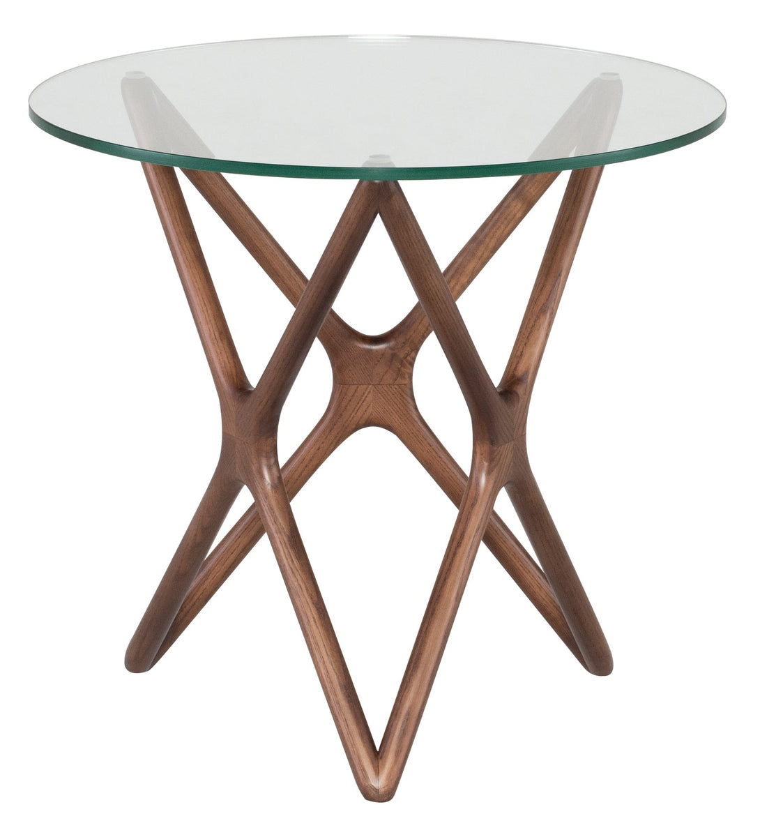 Star Side Table - Walnut Stained Ash Base