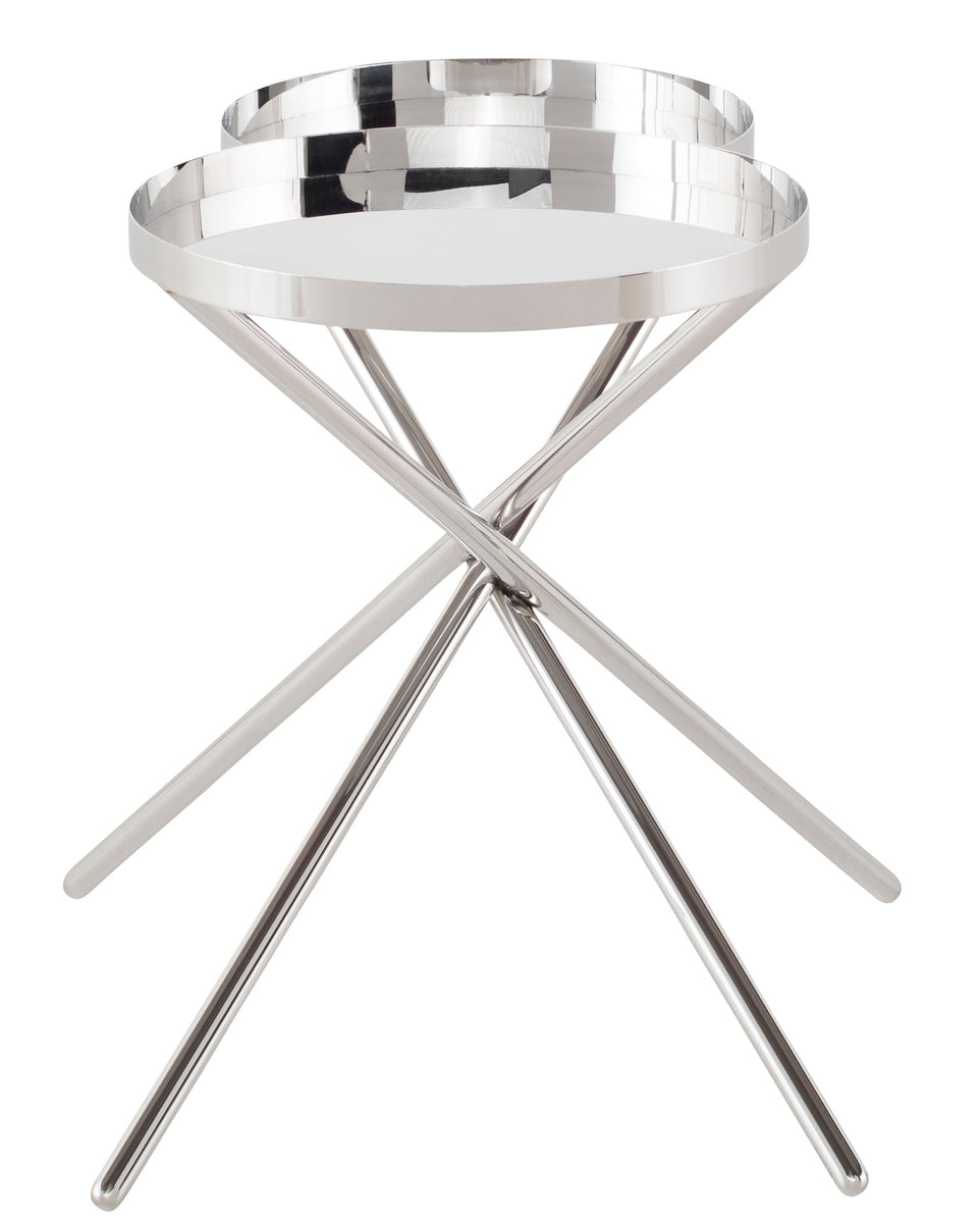 Olivia Side Table - Silver