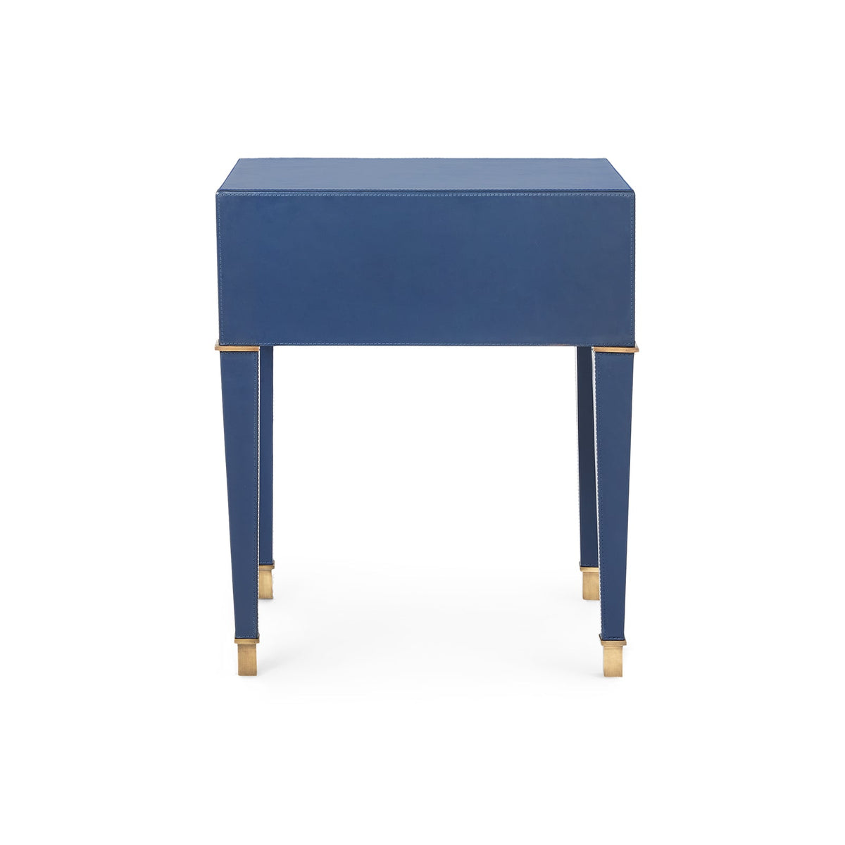 Hunter 2-Drawer Side Table - Navy Blue