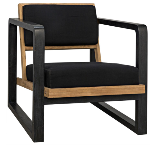 Mala Chair, Charcoal Black