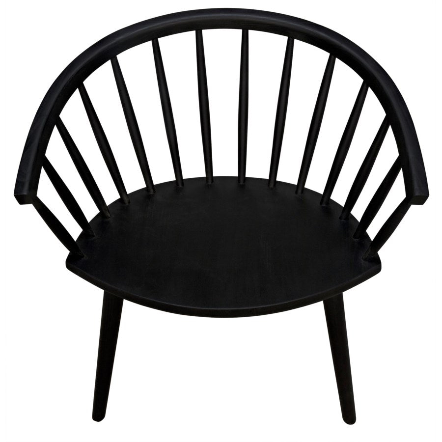 Pauline Chair, Charcoal Black